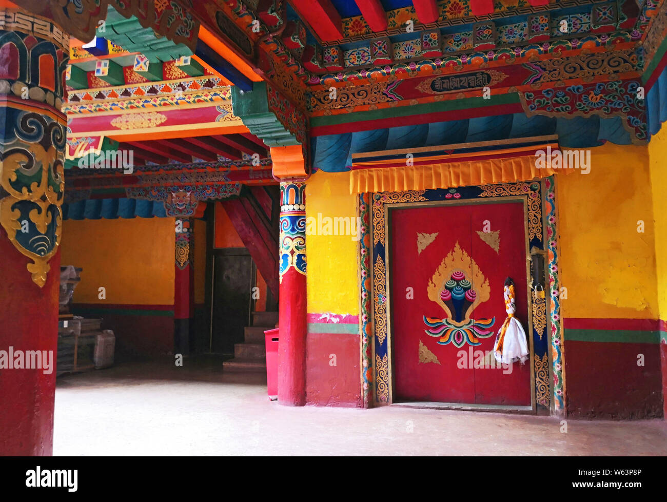 Tibetan house interior hi-res stock photography and images - Alamy
