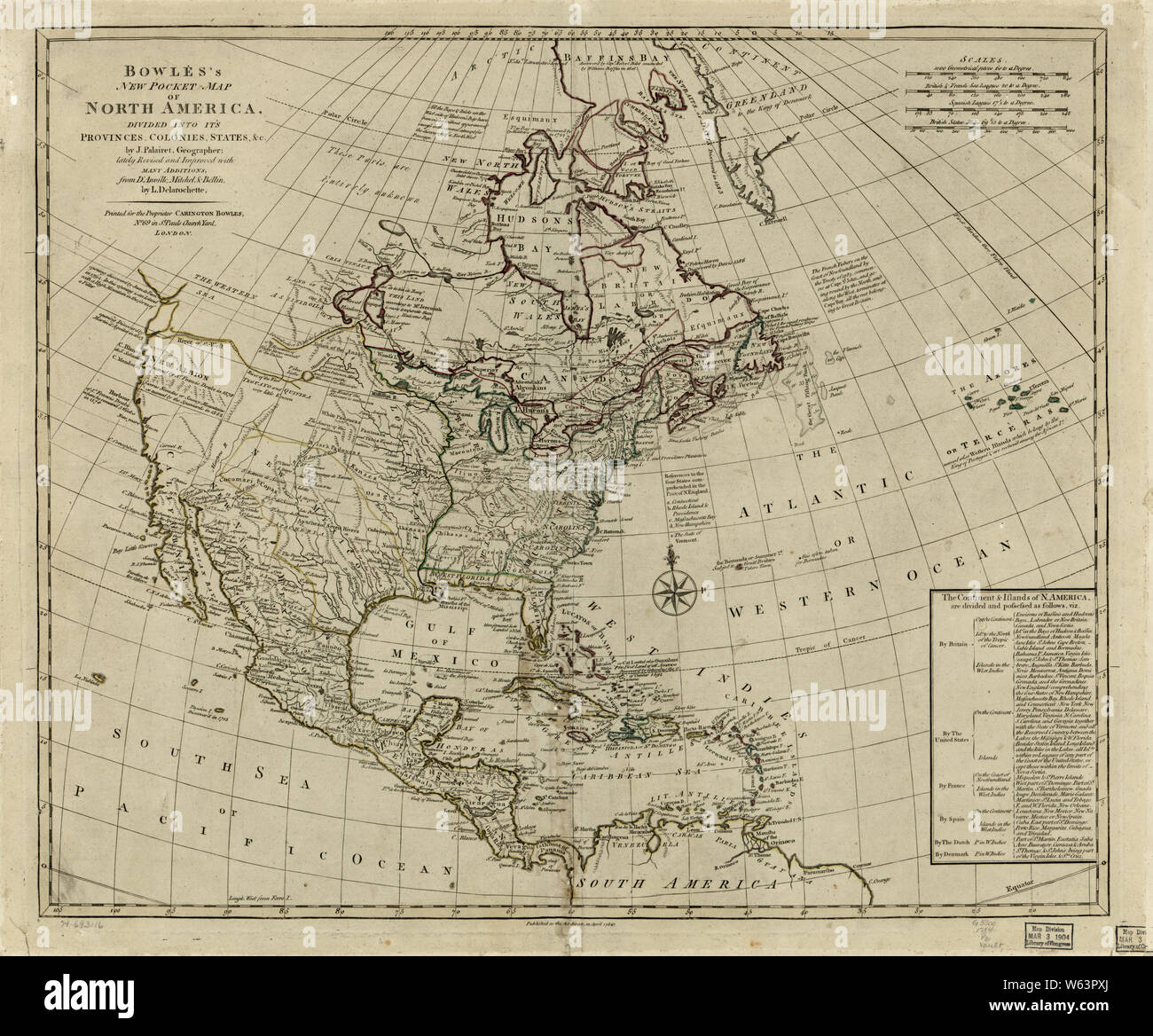North America Map 1750 , Historical Maps of North America – TLWK