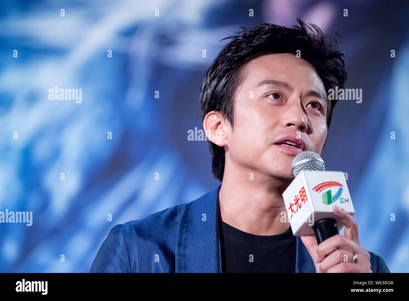 Chinese actor Deng Chao attends a premiere event for his new movie ...