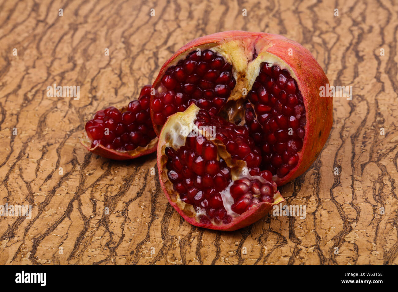 Ripe tasty sweet pomegranate fruit Stock Photo - Alamy