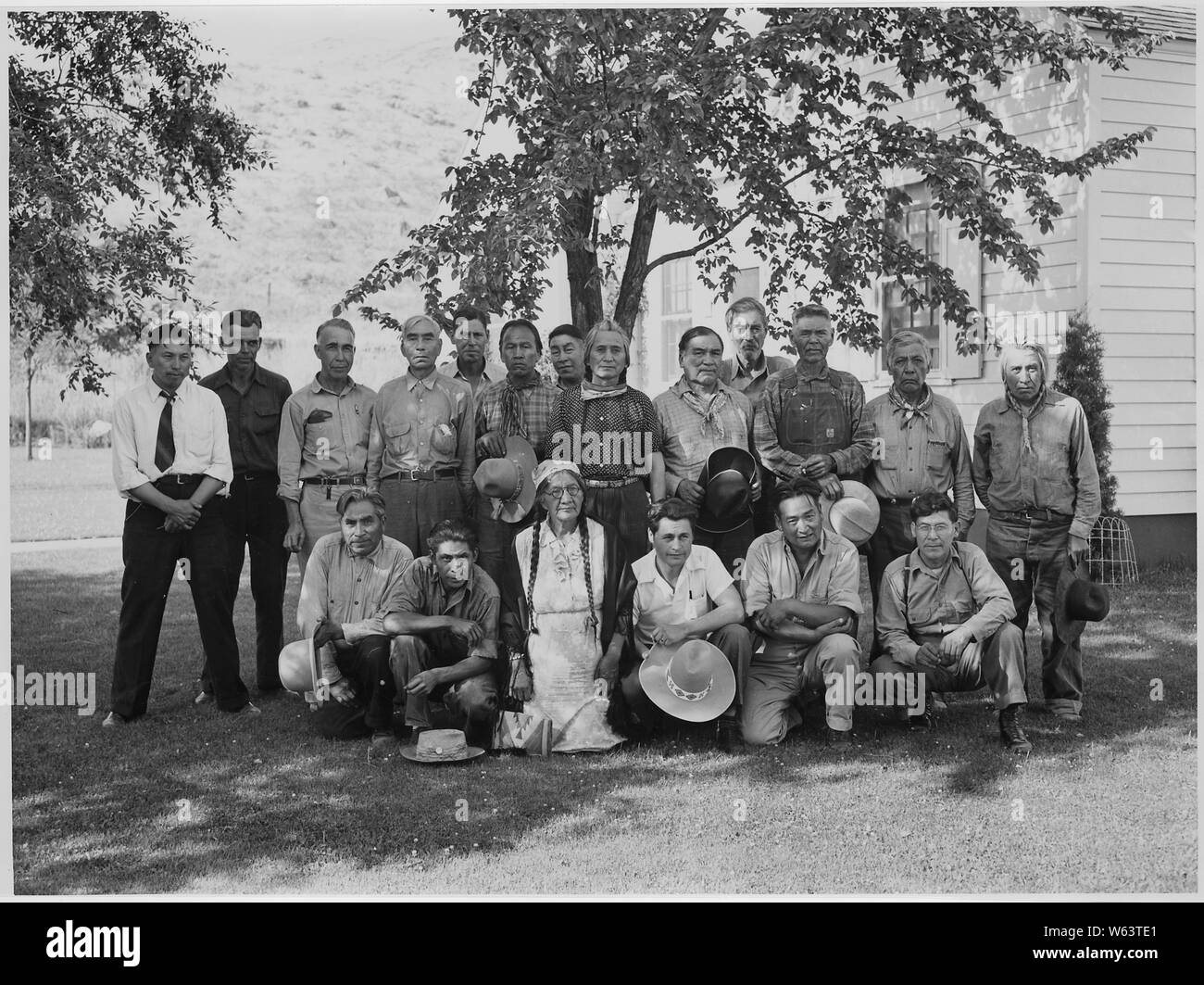 Colville Business Council with some of the hereditary ciefs and older ...