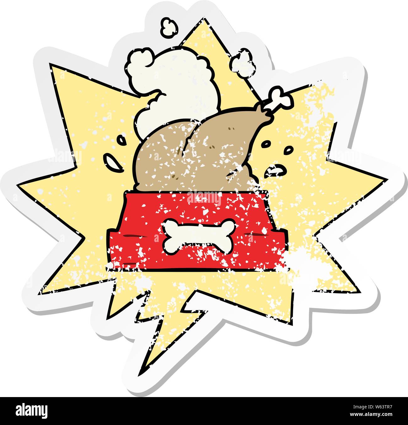 Hand torn chicken Stock Vector Images - Alamy