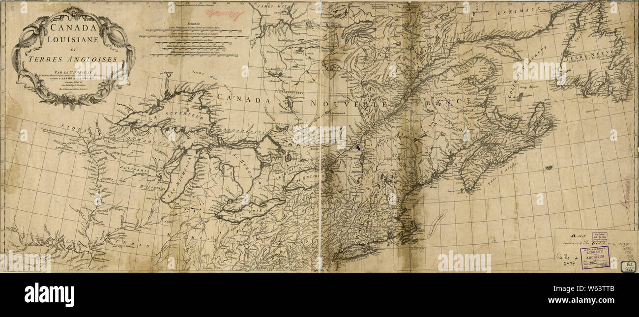American Revolutionary War Era Maps 1750-1786 357 Canada Louisiane et ...
