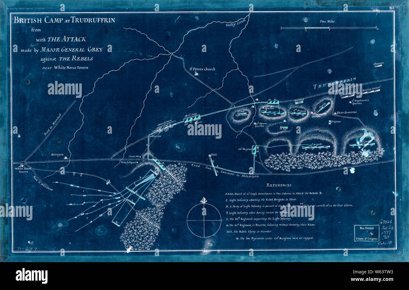 American Revolutionary War Era Maps 1750-1786 355 British camp at ...