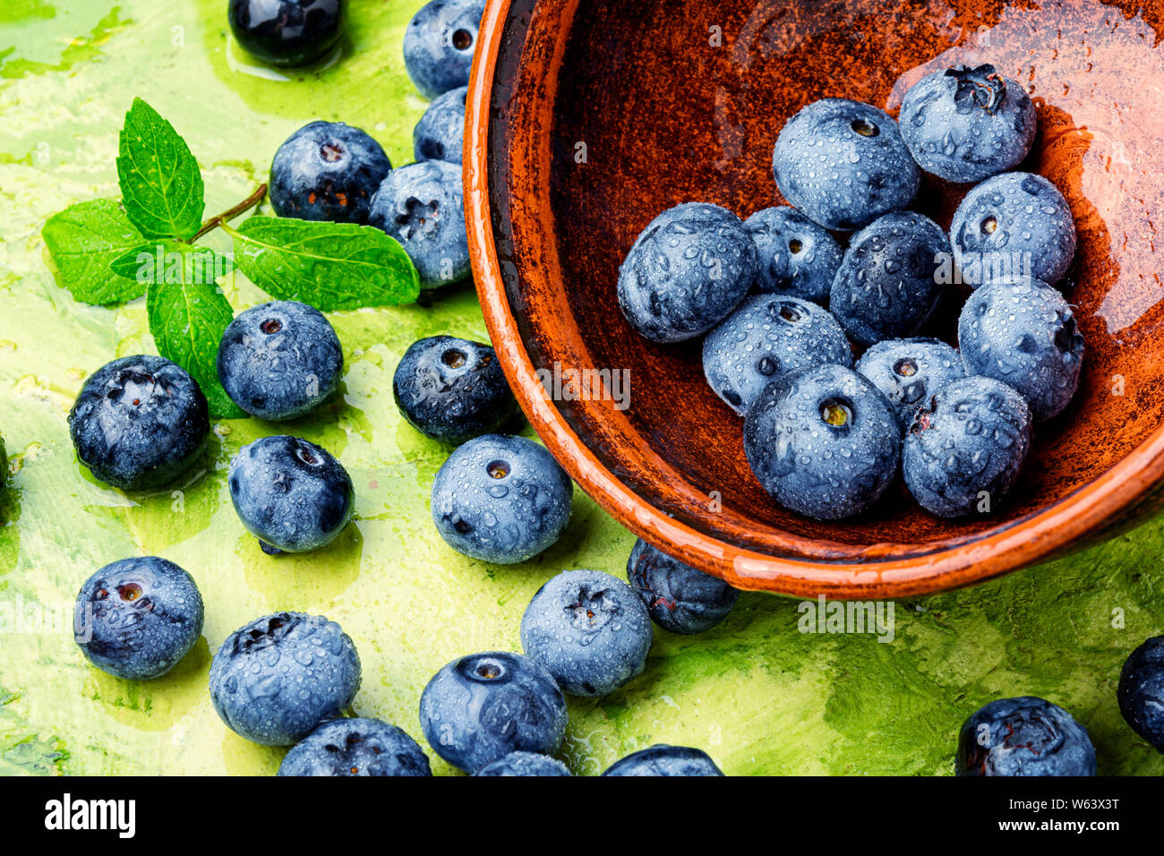 Wild blueberry flavor hi-res stock photography and images - Alamy