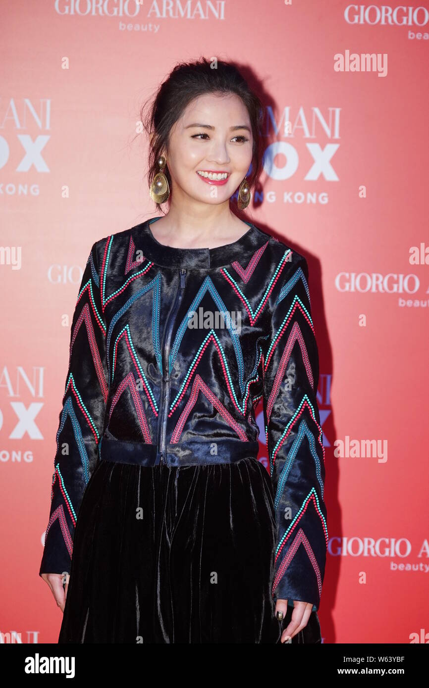 Hong Kong singer and actress Charlene Choi of Hong Kong pop duo Twins ...
