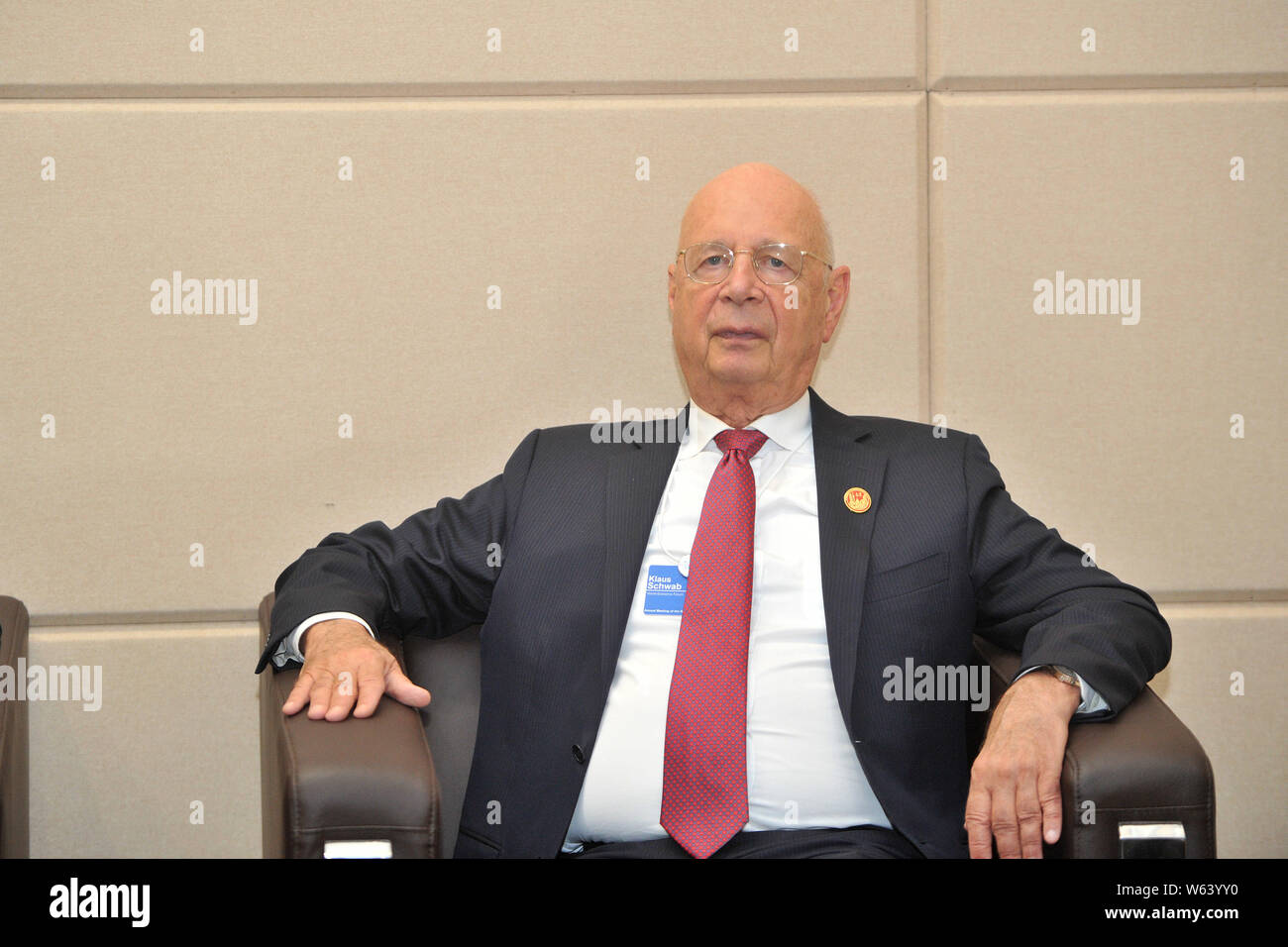 Klaus Schwab, Founder and Executive Chairman of the World Economic ...