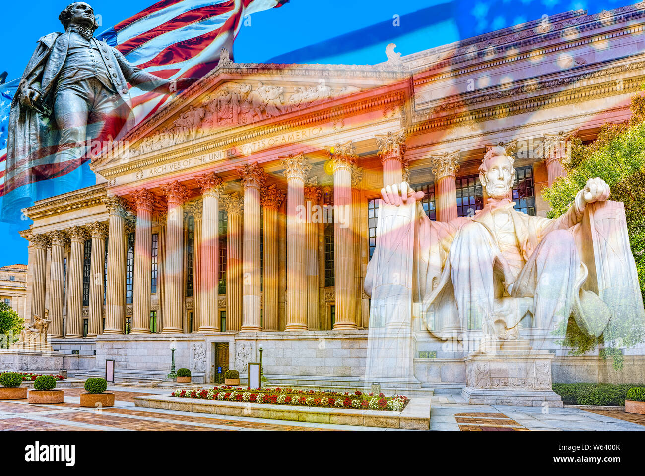 Washington dc national archives museum hi-res stock photography and ...