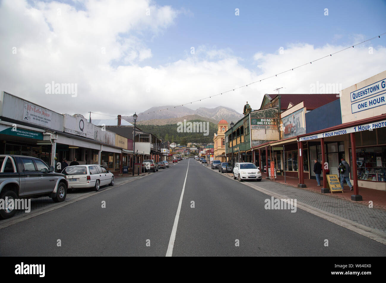 Queenstown colonial architecture hi-res stock photography and images ...