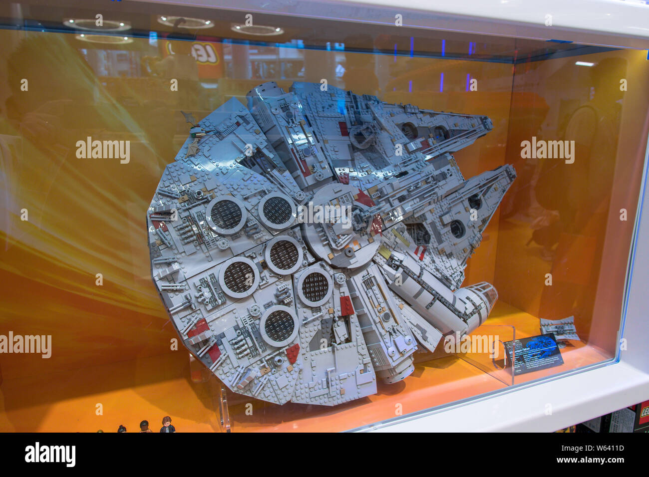 Lego brick creations are on display at the second Lego Flagship Store ...