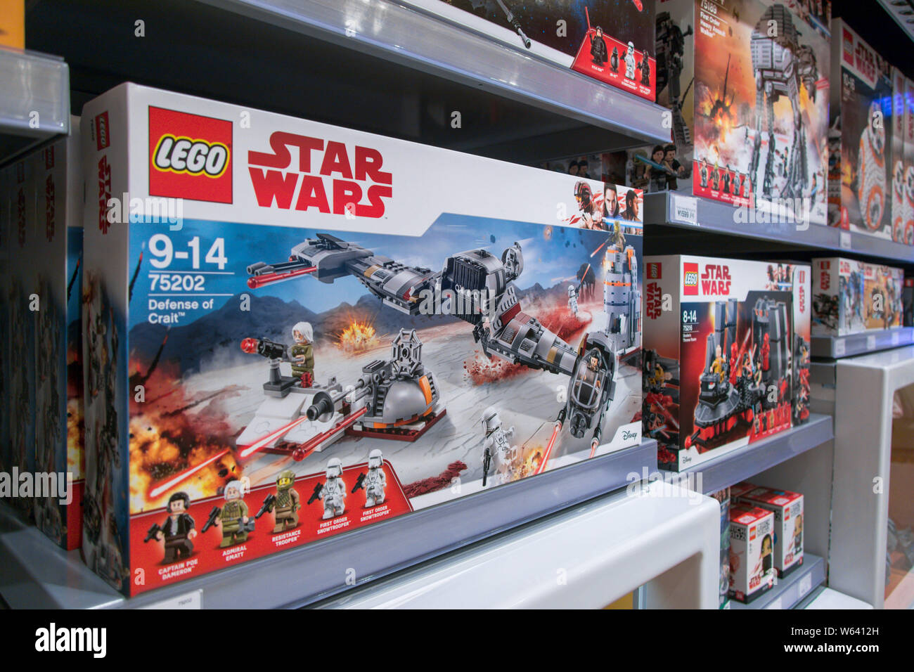 Lego brick creations are on display at the second Lego Flagship Store ...