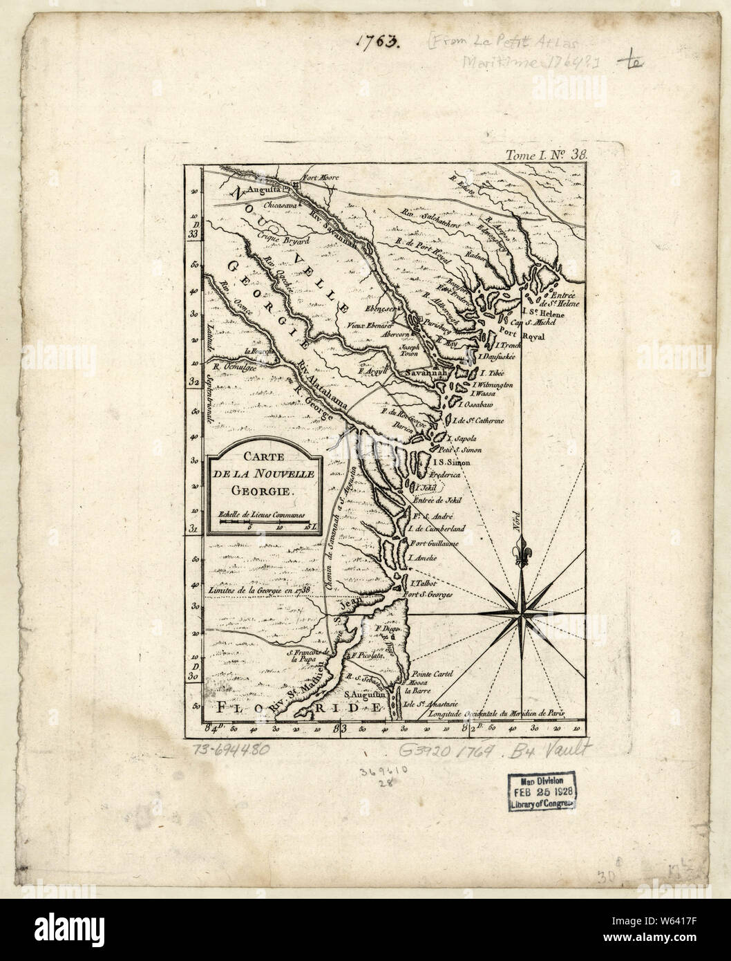 American Revolutionary War Era Maps 1750-1786 403 Carte de la nouvelle ...