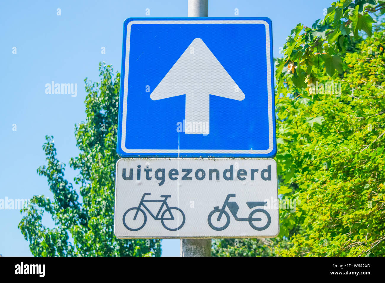 Do not enter except bikes hi-res stock photography and images - Alamy