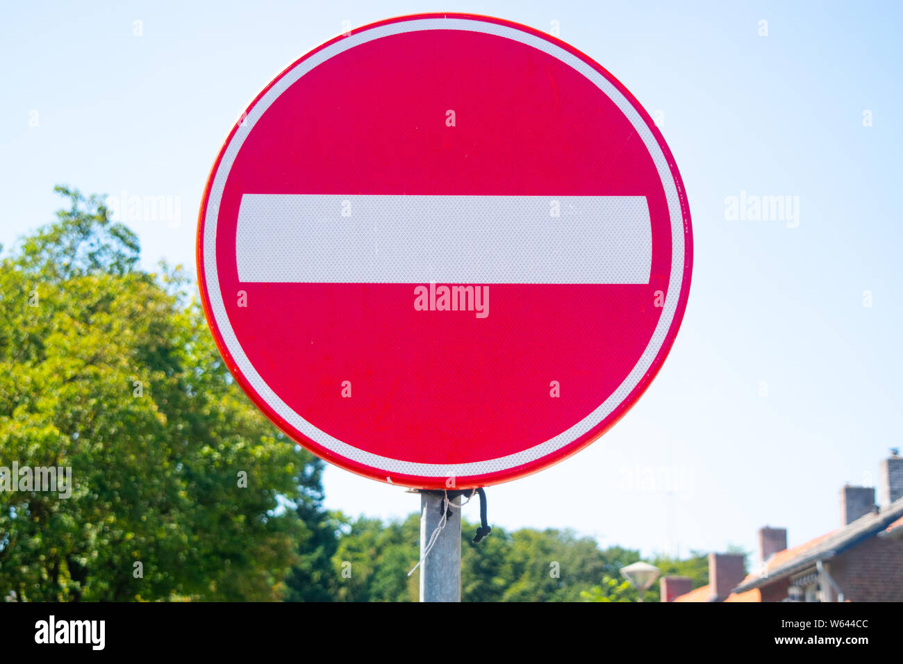 Dutch Road sign a directional road you are not allowed to drive in from ...