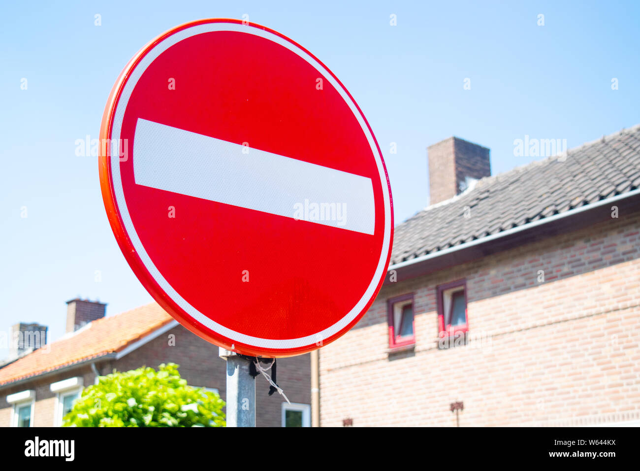 Dutch Road sign a directional road you are not allowed to drive in from ...