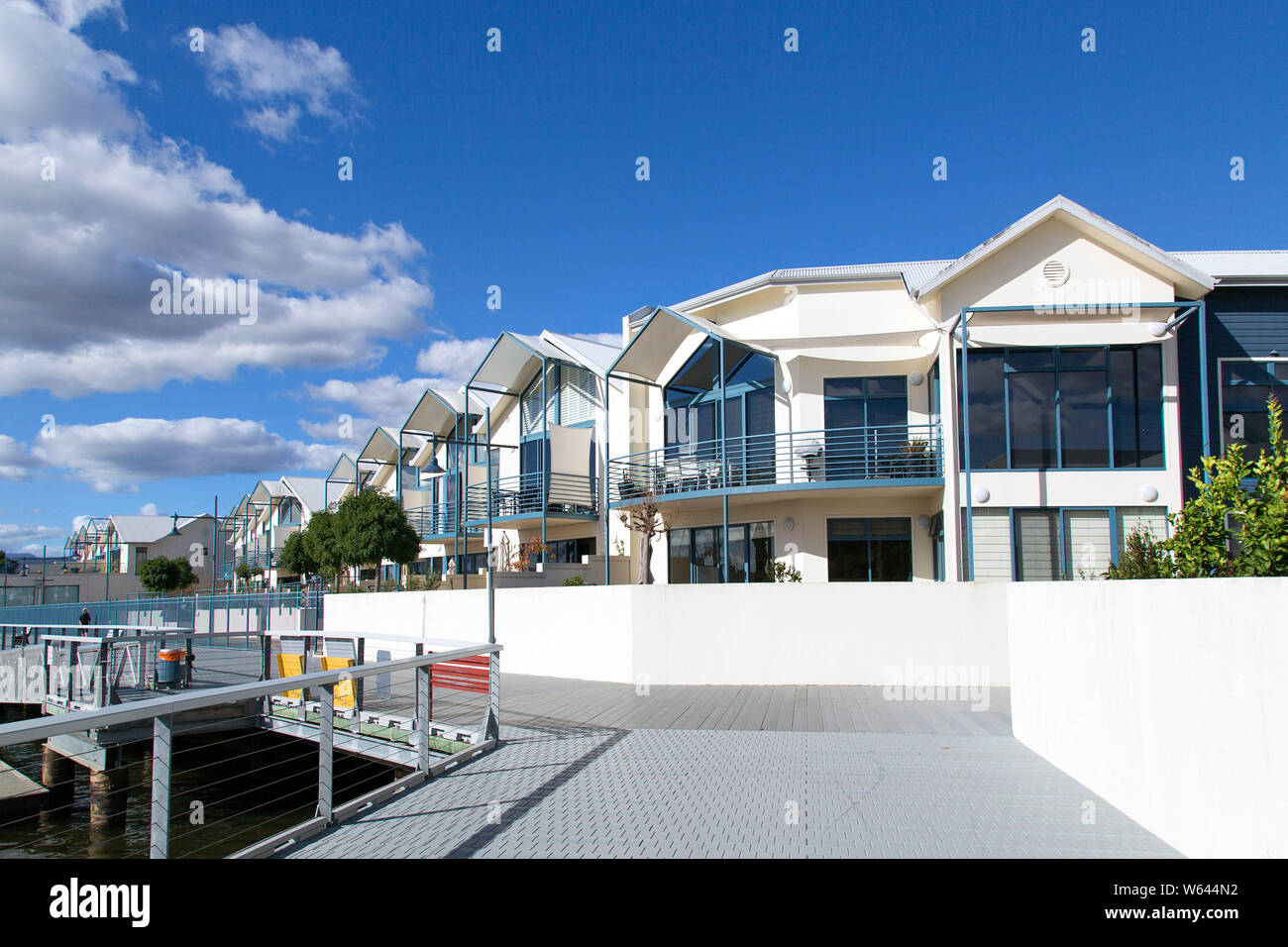 Launceston, Tasmania: April 06, 2019: Expensive, luxury apartments ...