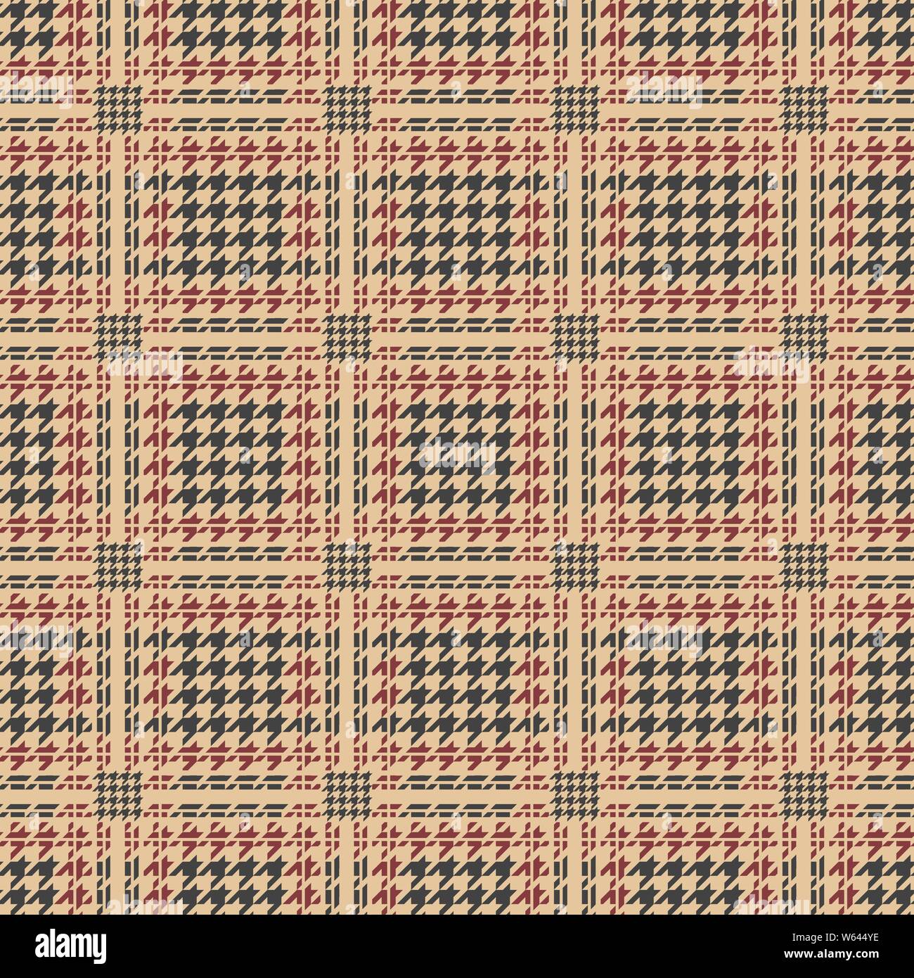 Glen plaid pattern. Houndstooth royal seamless pattern, vector man suit ...