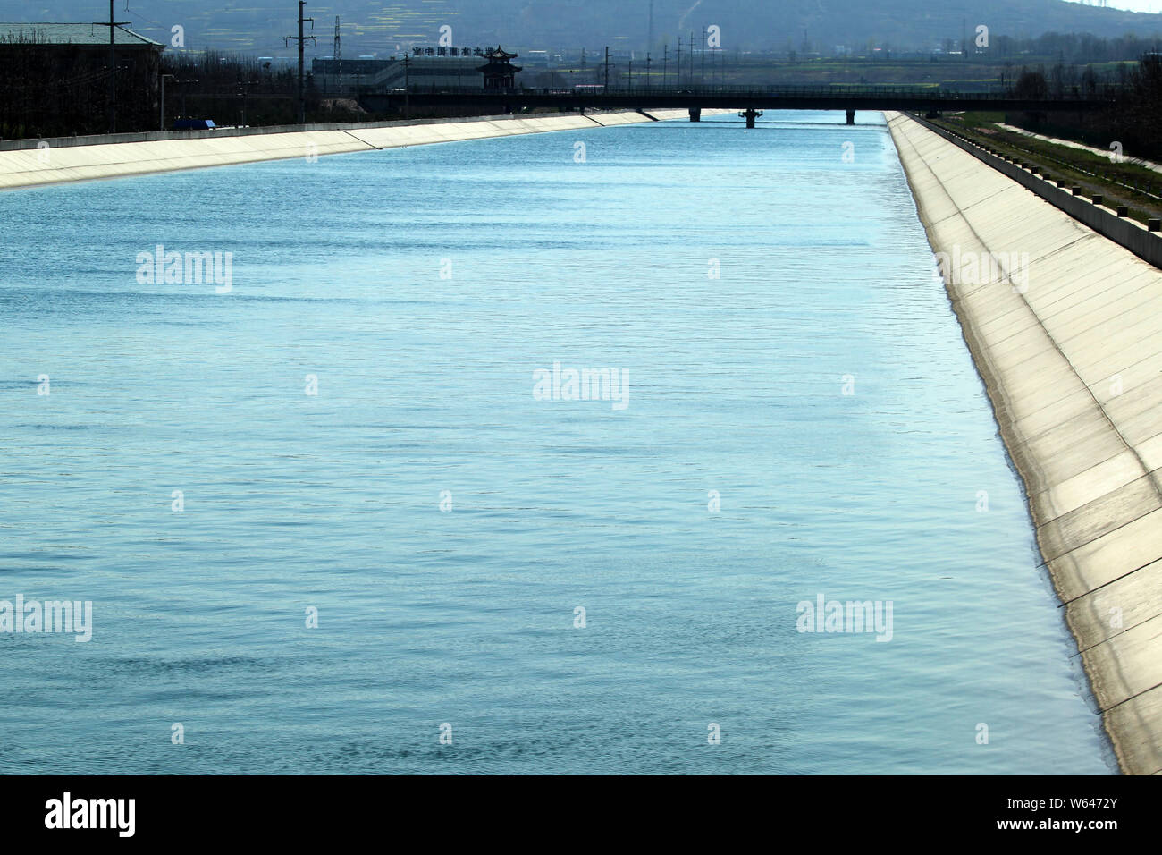 --FILE--A view of the water channel on the Central (Middle) Route of ...