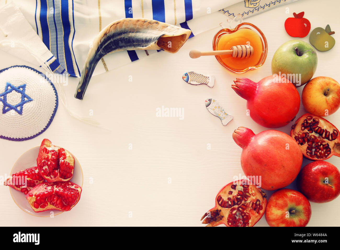 religion image of Rosh hashanah (jewish New Year holiday) concept ...