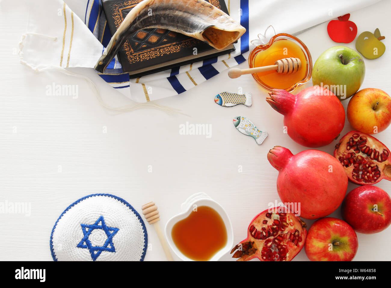religion image of Rosh hashanah (jewish New Year holiday) concept ...