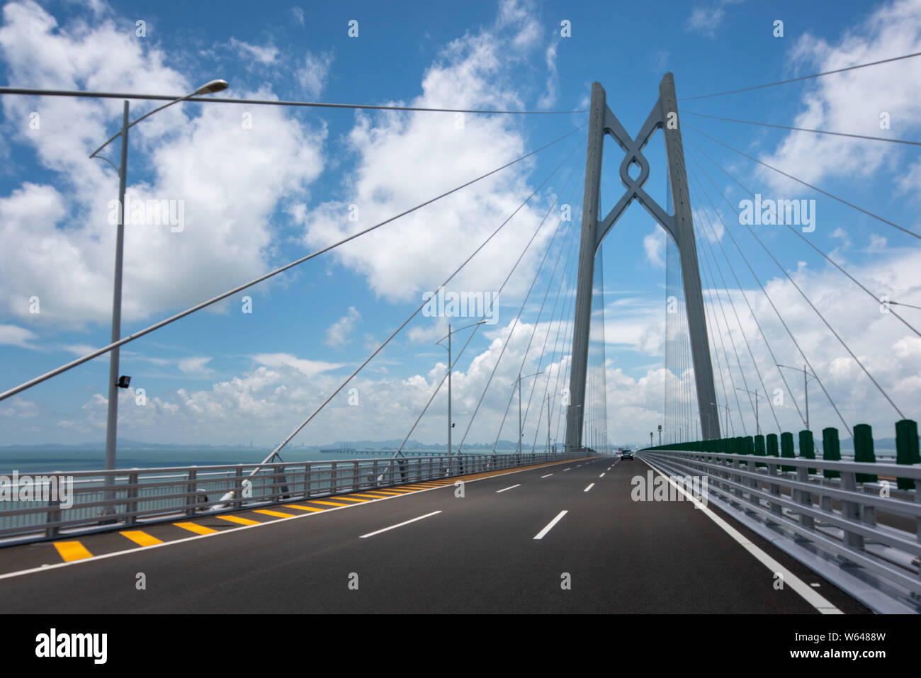 --FILE--A view of the world's longest cross-sea bridge, the Hong Kong ...