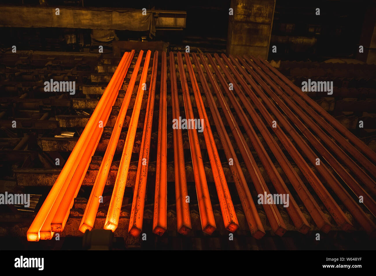 Forging hot metal production heavy hi-res stock photography and images ...