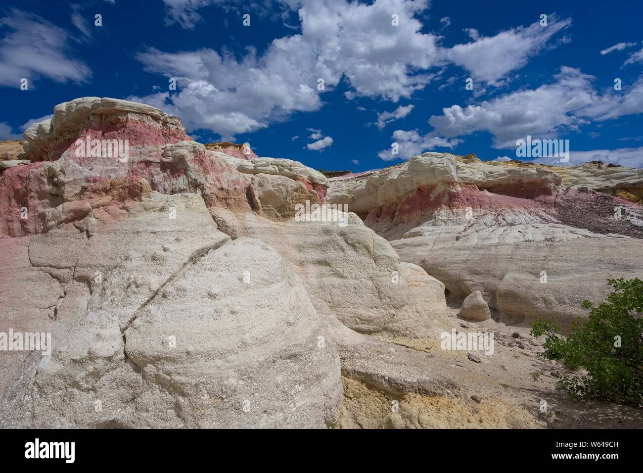 Rock formations at the Paint Mines Stock Photo - Alamy