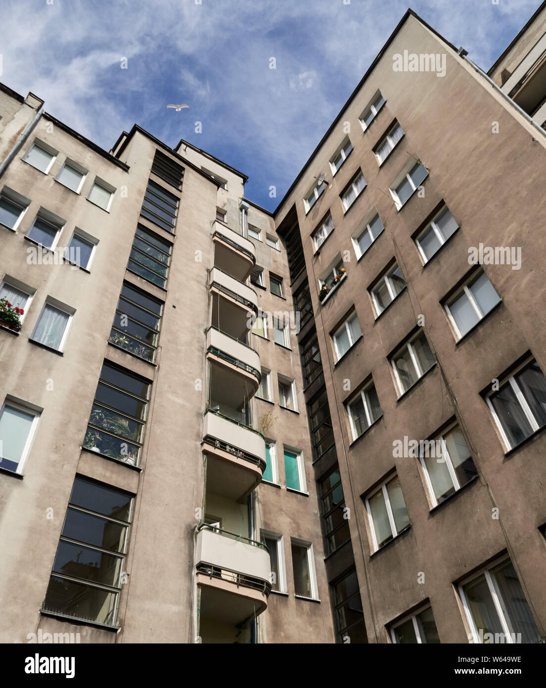 Europe, Poland, Gdansk, Example of modernism style in Gdynia city Stock ...