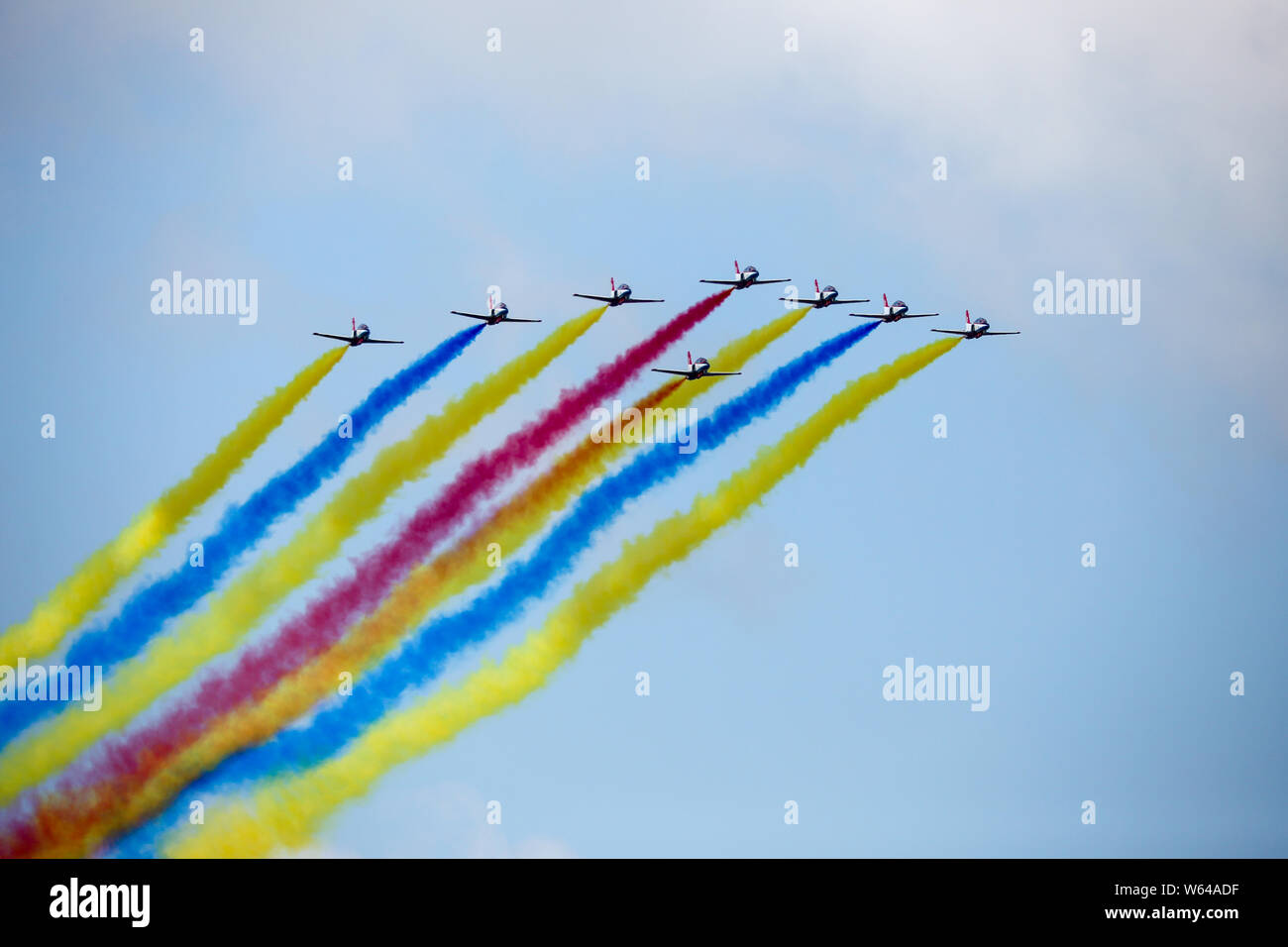 Jets of Chinese PLA's (People's Liberation Army) Air Force perform ...