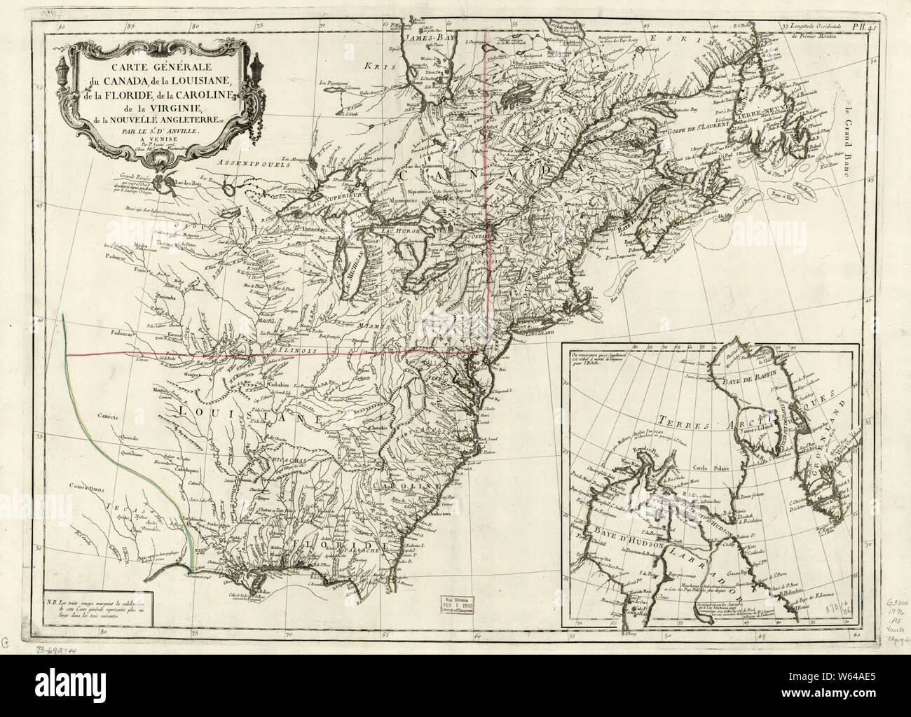 American Revolutionary War Era Maps 1750-1786 463 Carte générale du ...