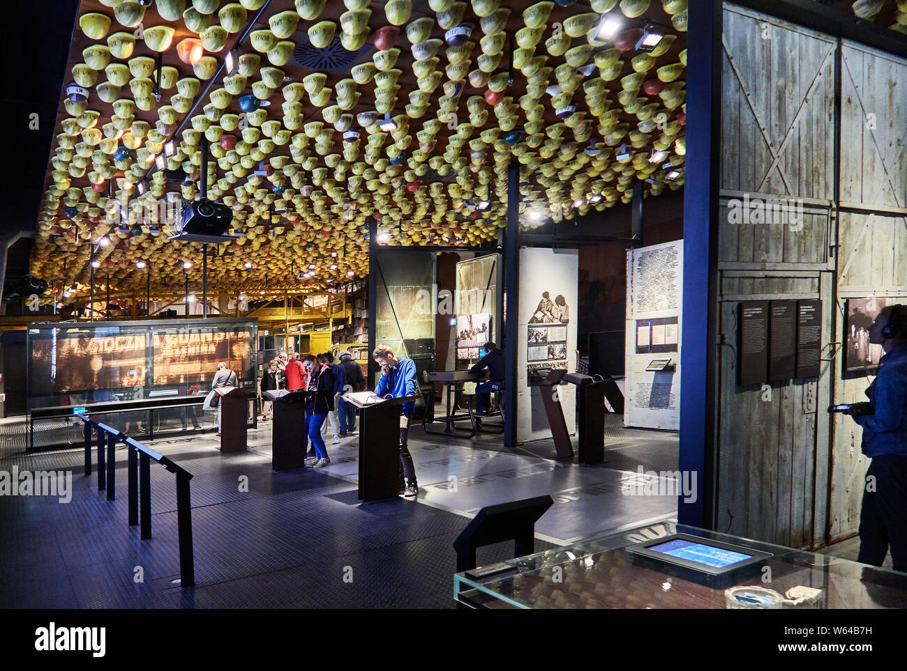 Europe, Poland, Gdansk, Museum, inside the European Solidarity Centre ...