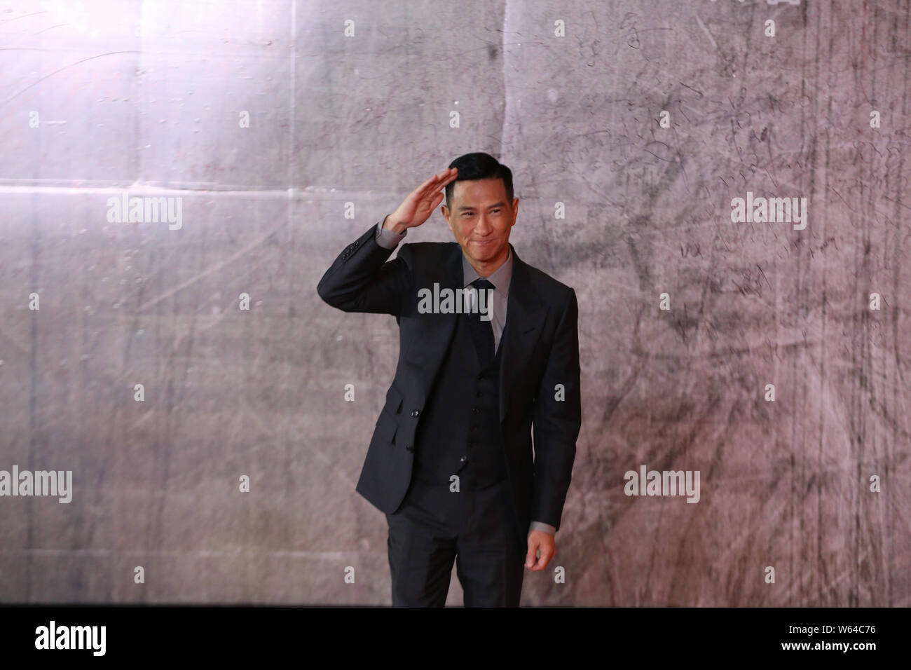 Hong Kong actor Nick Cheung Ka-fai poses as he arrives on the red ...