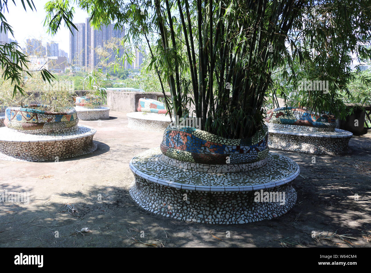 A view of the castle-like Chongqing's "most incredible toilet" called ...