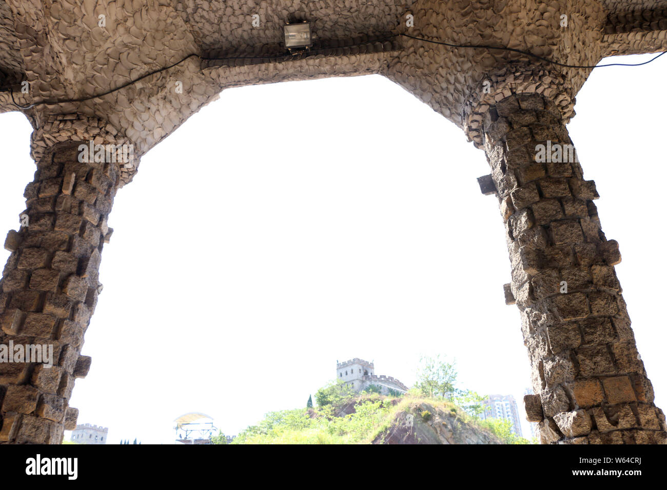 A view of the castle-like Chongqing's "most incredible toilet" called ...