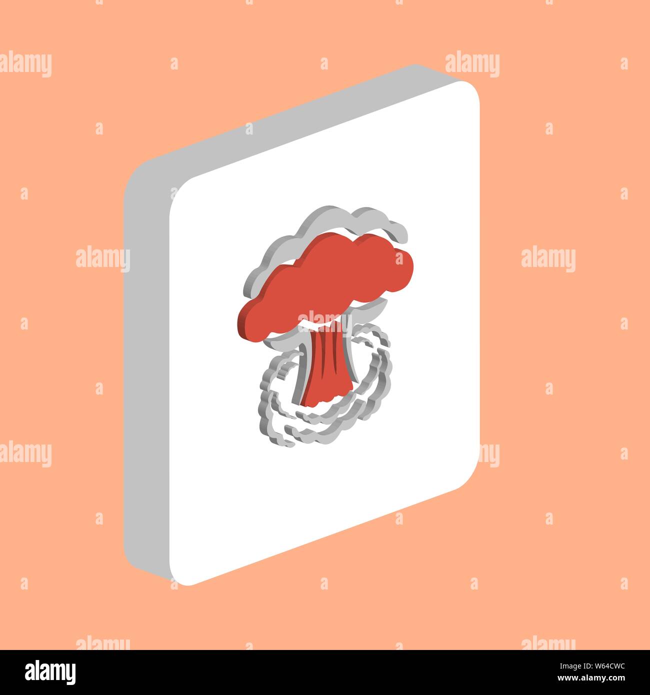 Bomb 3d icon on Stock Vector Images - Alamy