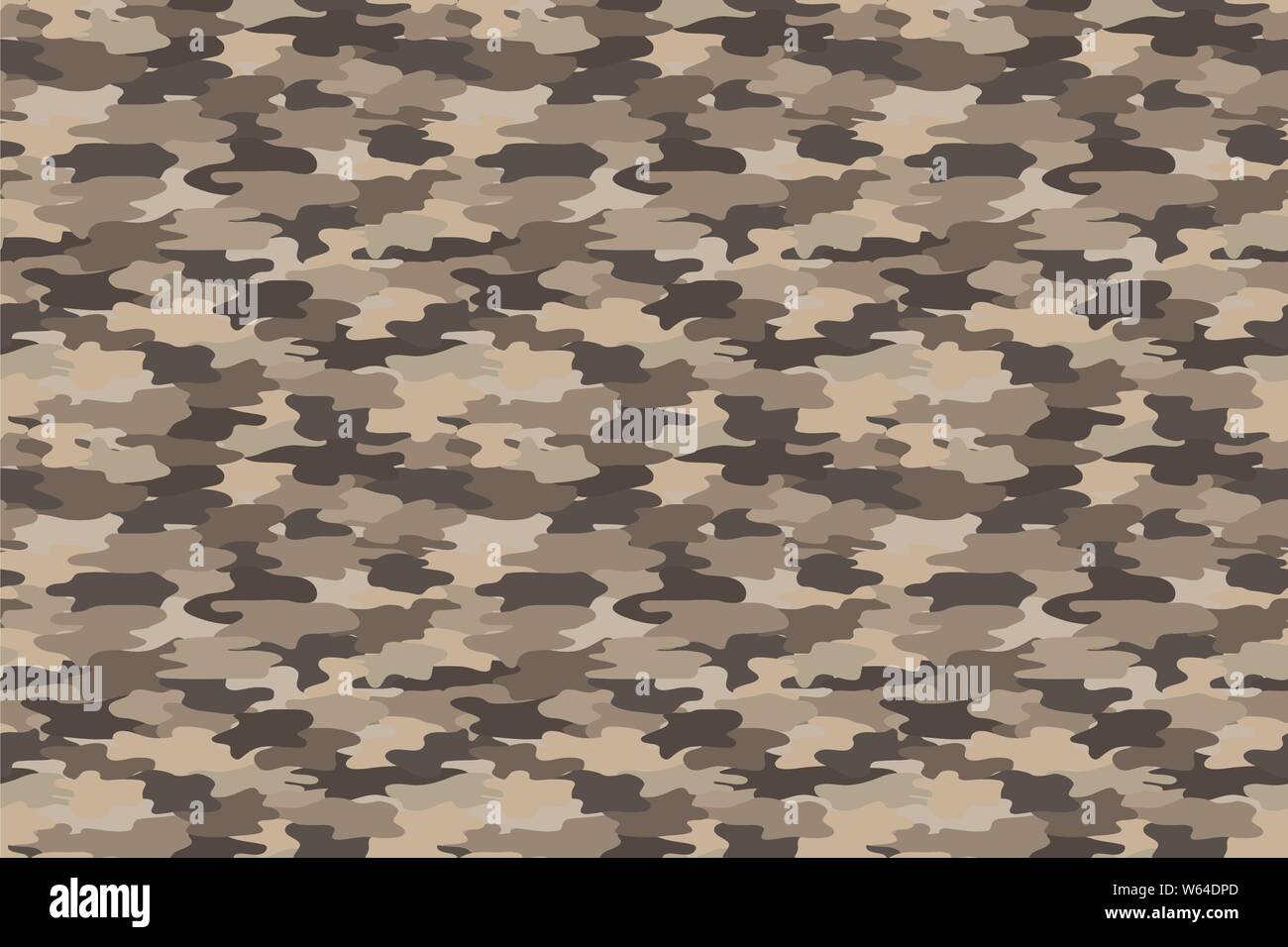 Brown beige military color seamless print pattern. Army clothing ...