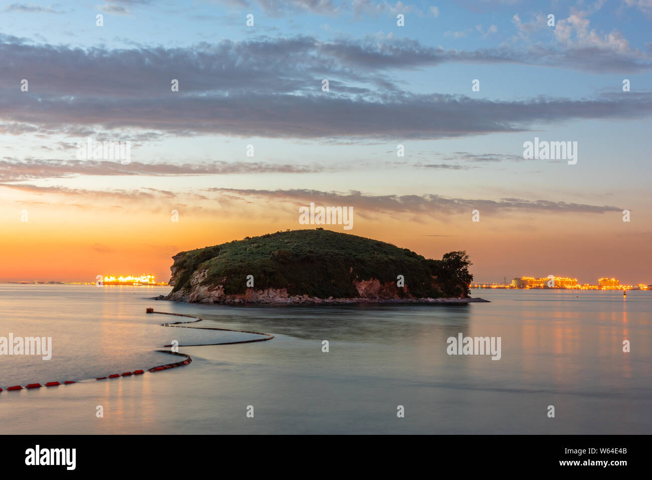 Sunset of Daebu Island at incheon,South Korea Stock Photo - Alamy