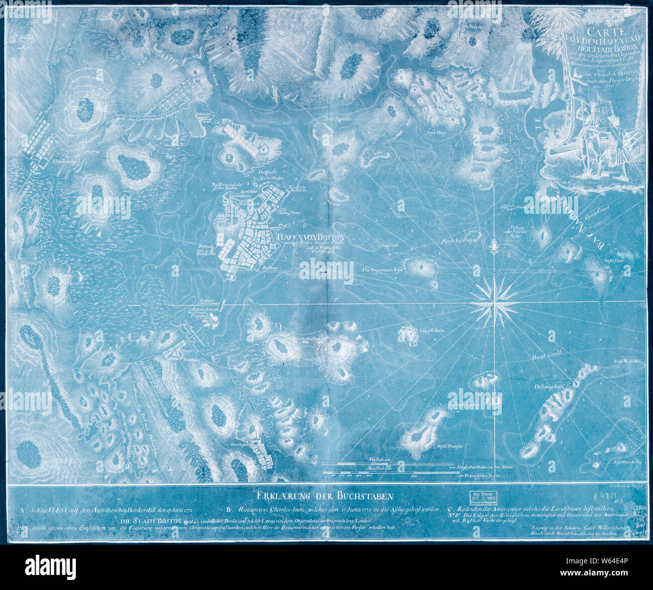 American Revolutionary War Era Maps 1750-1786 485 Carte von dem Hafen ...