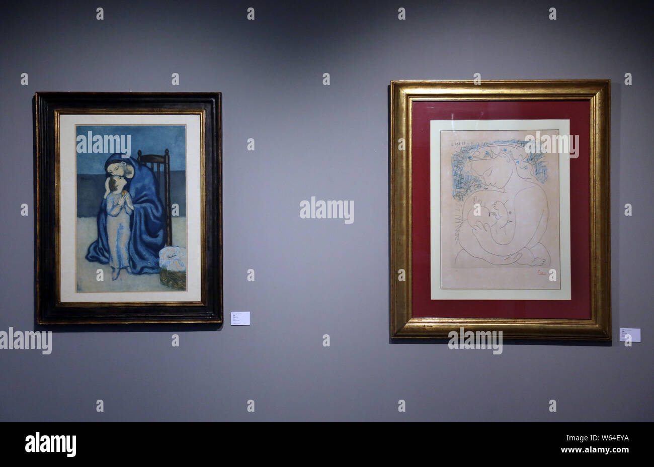 Artworks "Matemity" are on display during the "Picasso - The Formation ...
