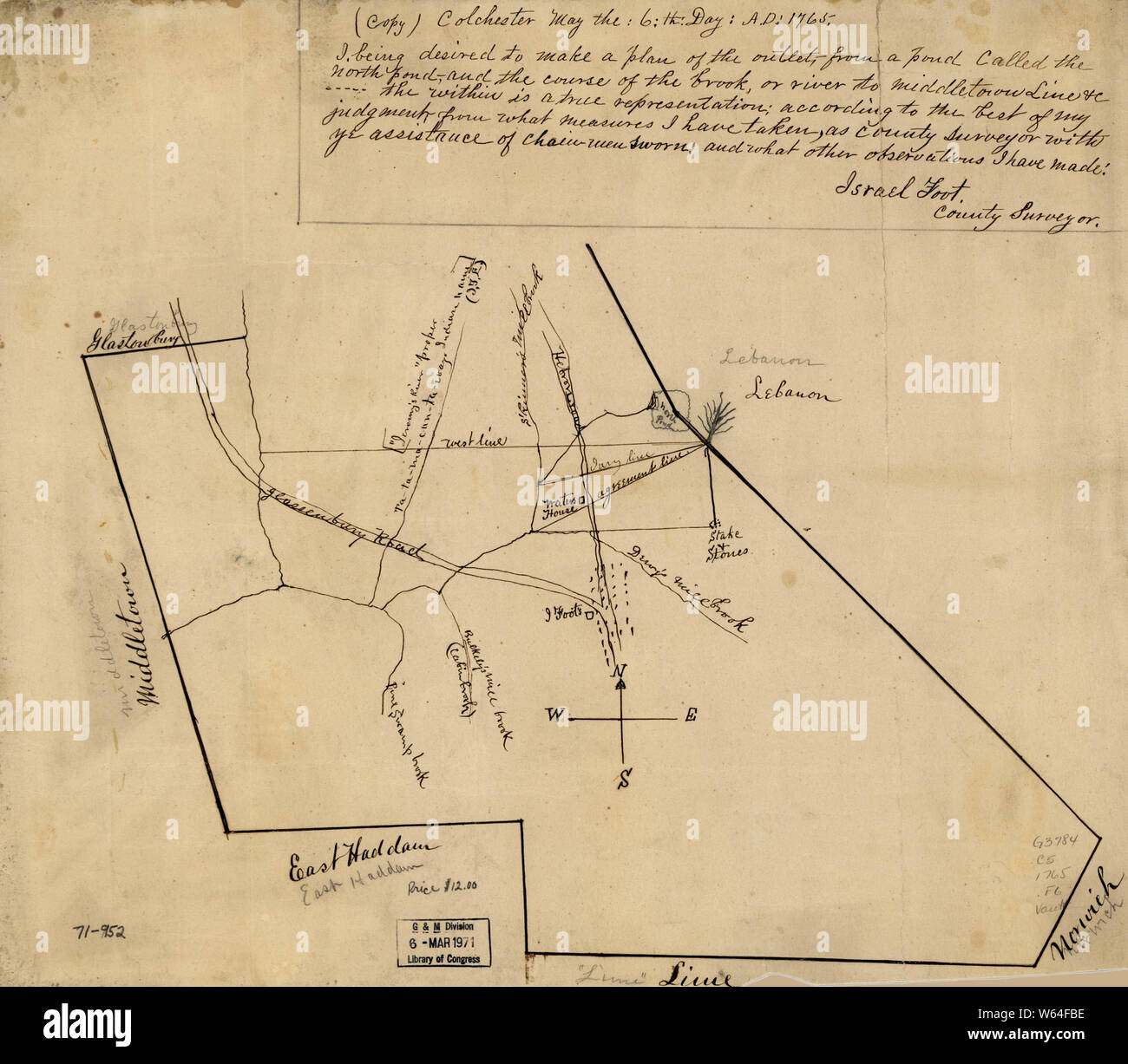 American Revolutionary War Era Maps 1750-1786 497 Colchester May the 6 ...