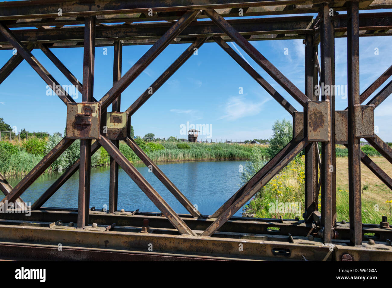 Breendonk, Belgium, 22 July 2019. the national Memorial of the fortress ...
