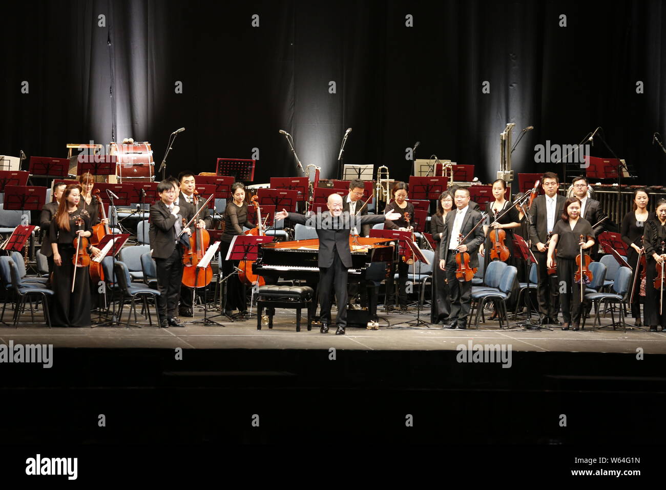 Japanese composer and musical director Mamoru Fujisawa, known ...