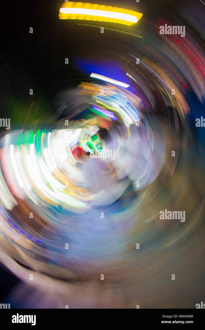 Background of the shutter speed. Light in the night. Pattern a shutter ...