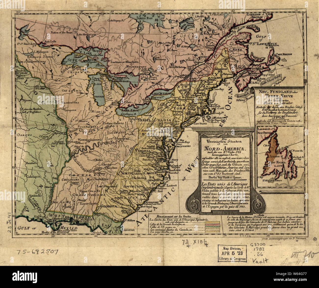 American Revolutionary War Era Maps 1750-1786 511 Die Vereinigten ...