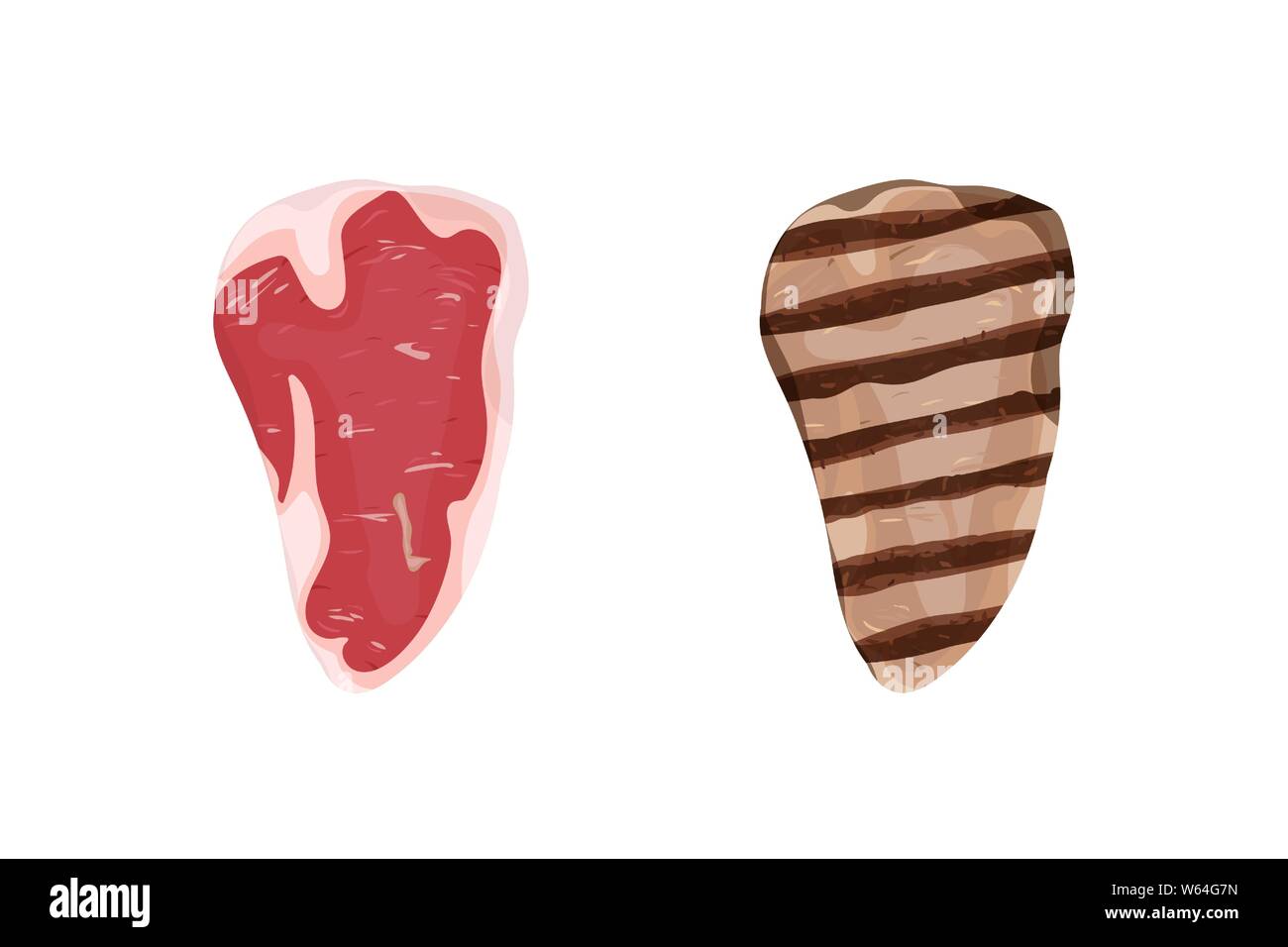 Rump steak Stock Vector Images - Alamy