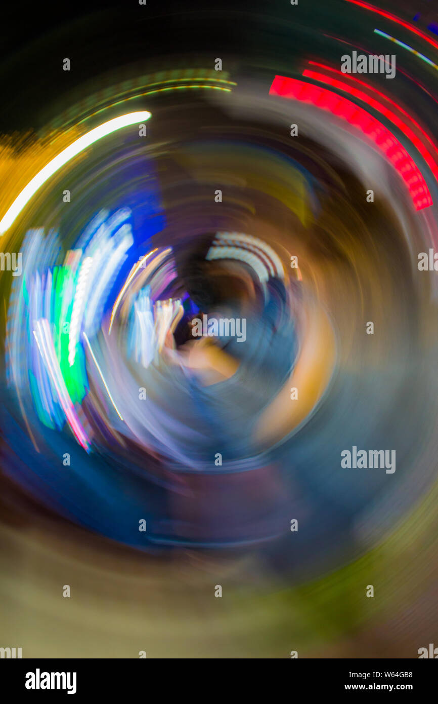 Background of the shutter speed. Light in the night. Pattern a shutter ...