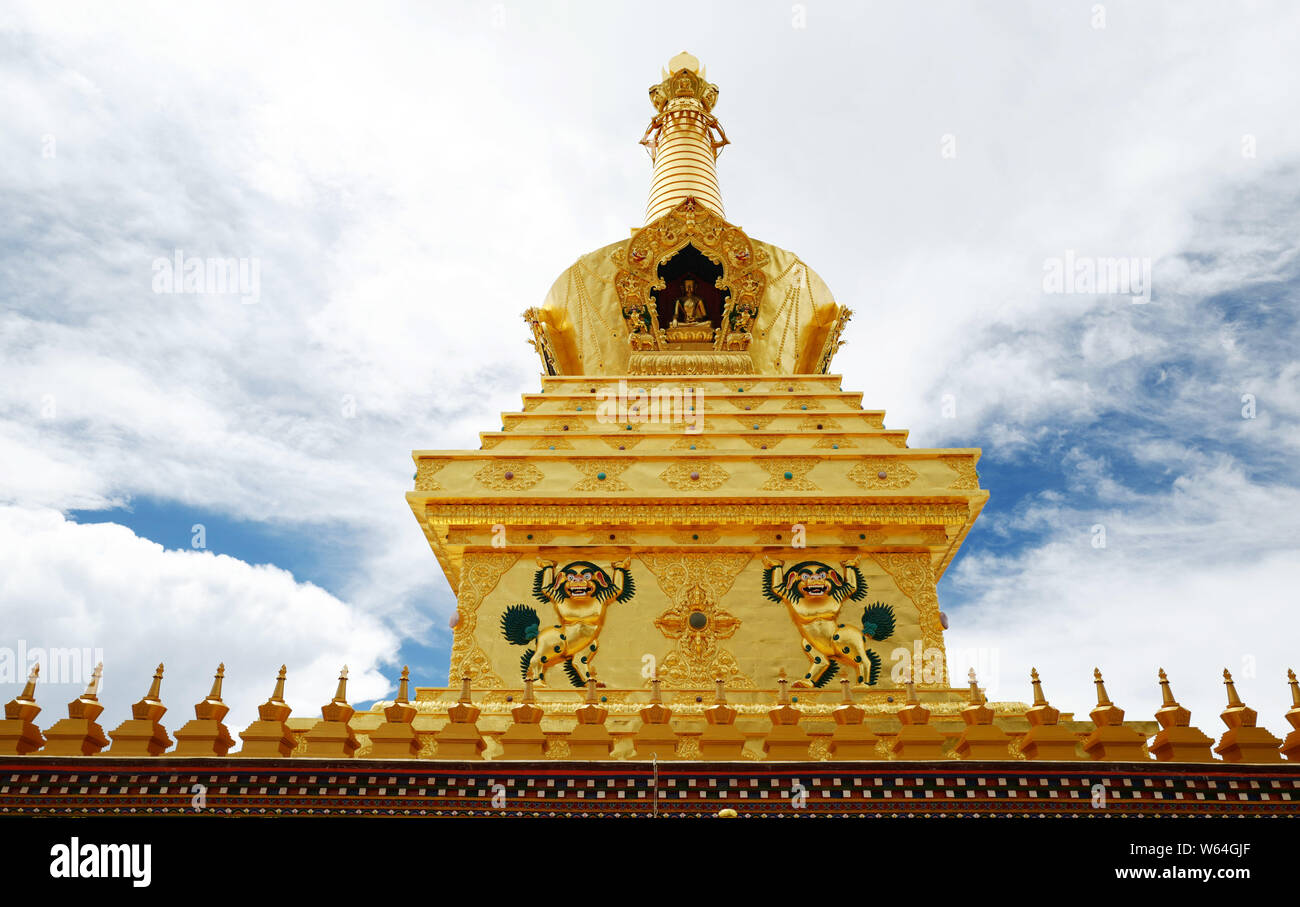 In this undated photo, the Yarchen Gar Monastery, known as the Yaqen ...