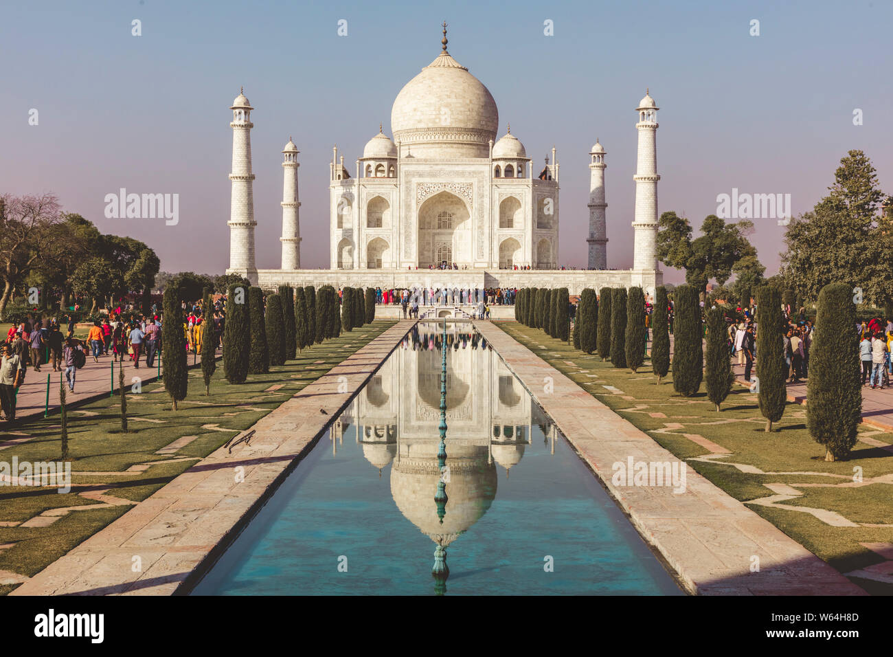 Taj Mahal, one of the Seven Wonders of the World. The Taj Mahal is a ...