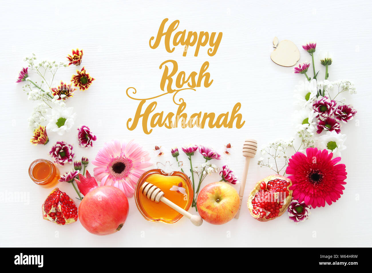 religion image of Rosh hashanah (jewish New Year holiday) concept ...
