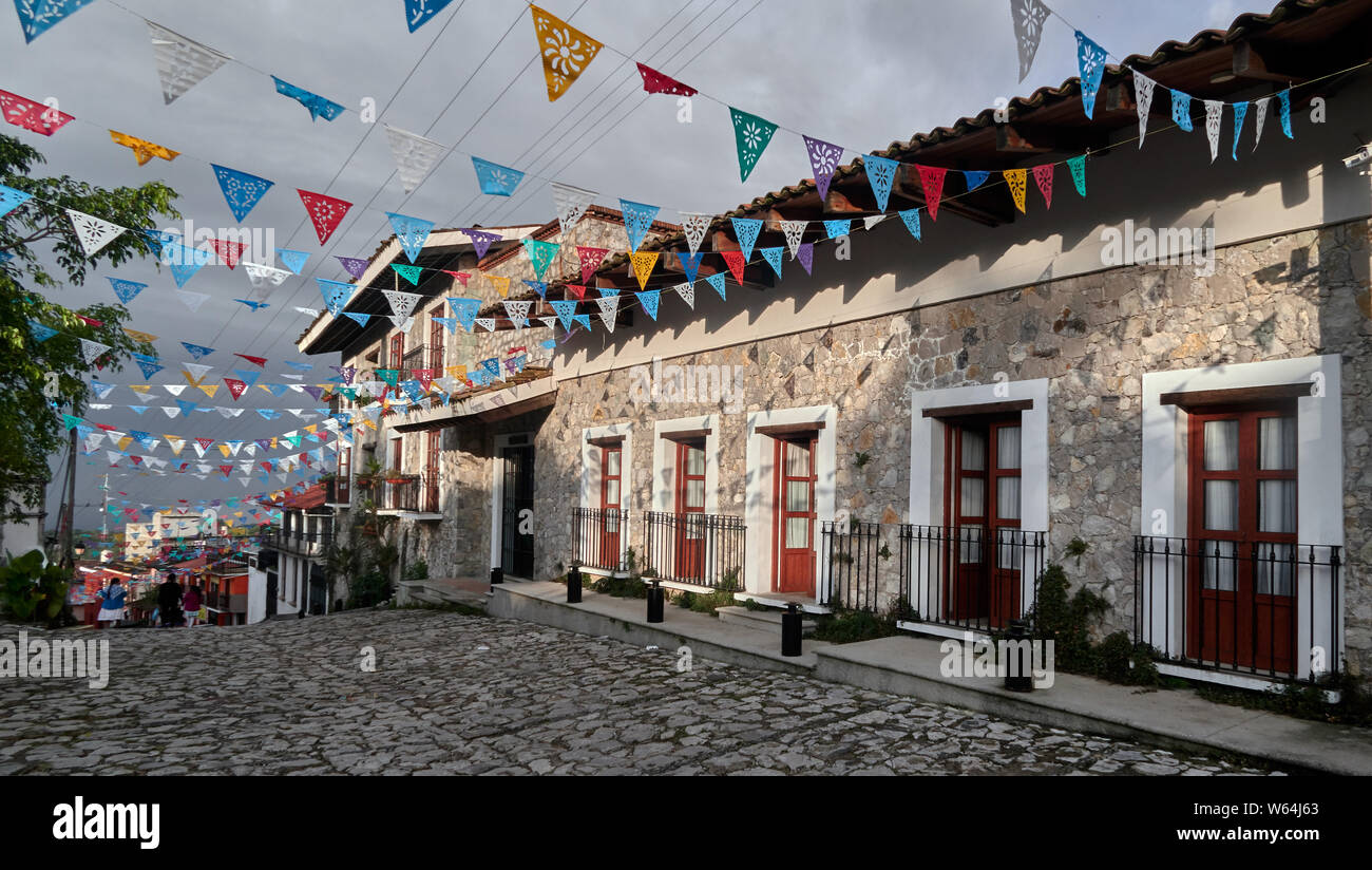 MEXICO; Puebla state; Jonotla village Stock Photo - Alamy